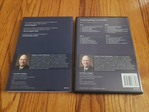 The Great Courses: Understanding Investments 4 DVD Set Book Duke Univ ...