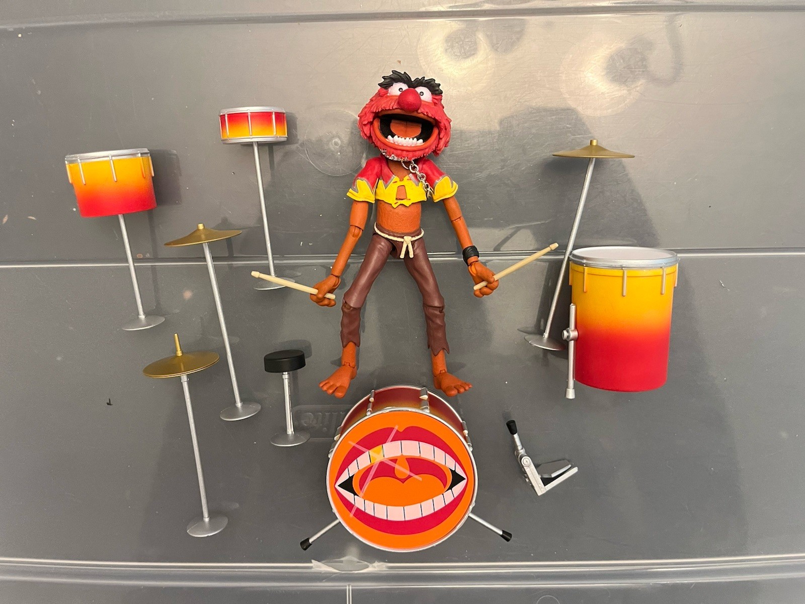 Diamond Select Toys Disney The Muppets Animal Figure Drum Kit Lot ...