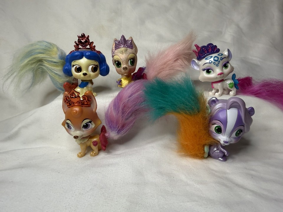Disney Princesses Furry Tail Palace Pets Lot Of 5 | eBay UK