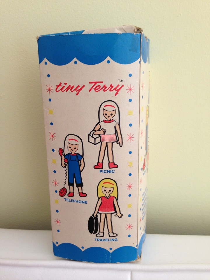 1966 Jointed Blonde Tiny Terry Doll NRFB My Toy Japan | eBay