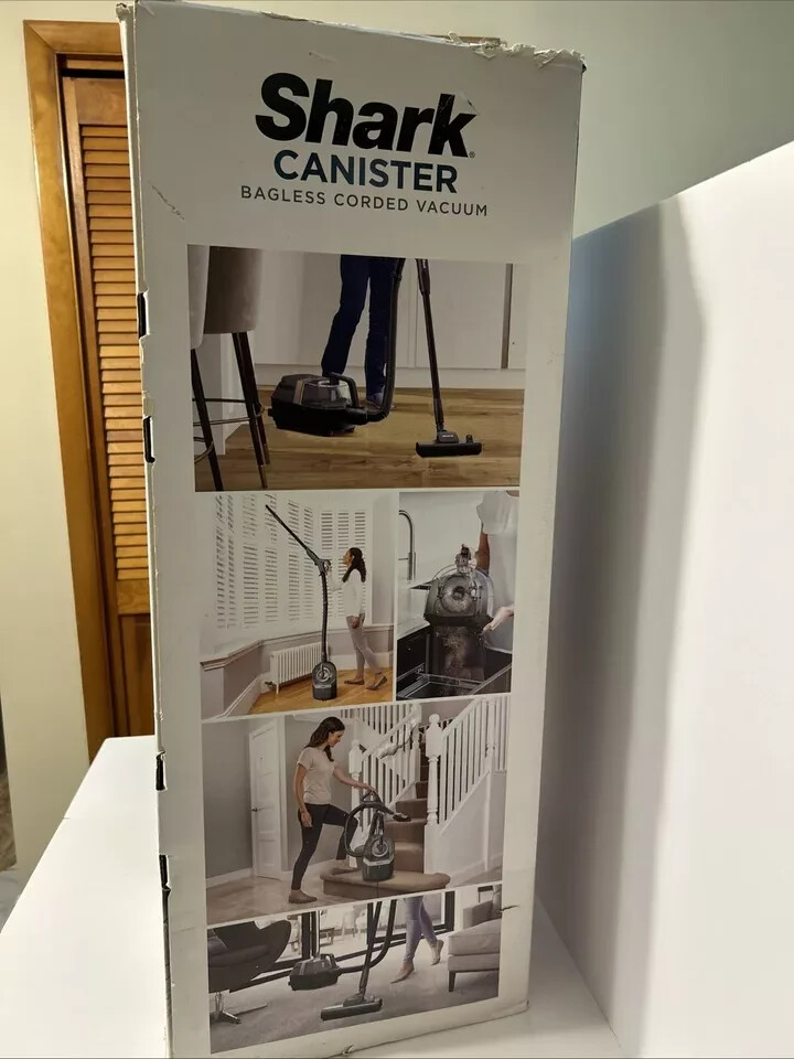 SHARK Vacuum Canister Pet Anti-Allergen Complete Seal, Glide Wheels ...