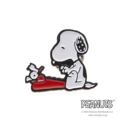 Peanuts Snoopy Typewriter TELL Lapel Pins Brooch Japan Limited | eBay