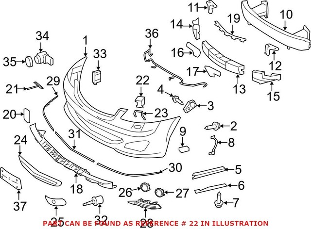 MERCEDES Mercedes-Benz OEM S400 Front Bumper-trim Cover Left ...