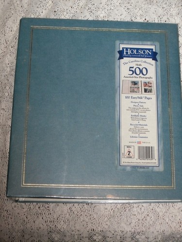 Holson Photo Album Binder Holds 500 Photos 100 EasyStik Pages | eBay