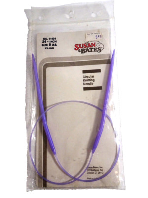 Susan Bates CIRCULAR KNITTING NEEDLES Size 6 US 24" | eBay