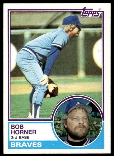 1983 TOPPS BOB HORNER ATLANTA BRAVES #50 | eBay