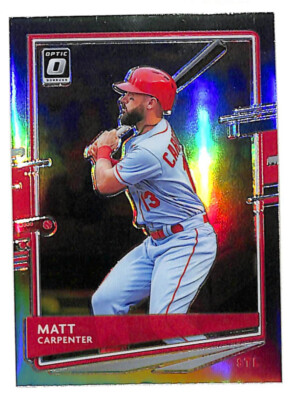 2020 Donruss Optic #186 Matt Carpenter SILVER PRIZM card Cardinals | eBay