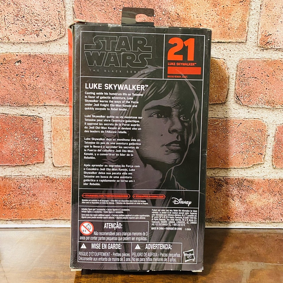 Star Wars The Black Series Luke Skywalker 6" Action Figure #21 Tatooine ...