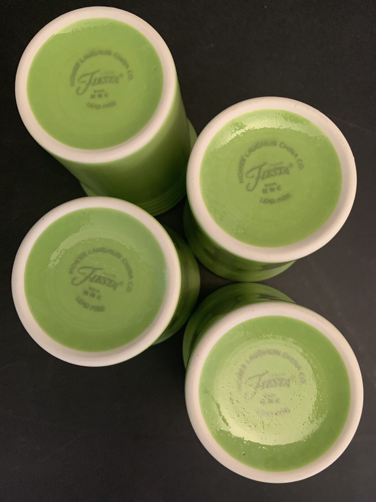 Post 86 Fiesta ☆ Chartreuse ☆ Disc Pitcher Set & Tumblers ☆ DANCING ...