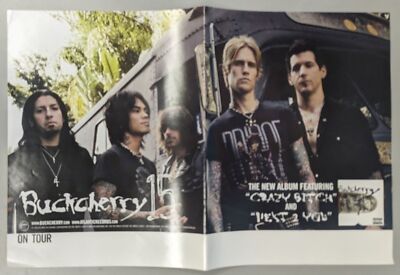 Vintage Buckcherry 15 Crazy Bitch Concert Tour Promo Poster 11 x 17 ...