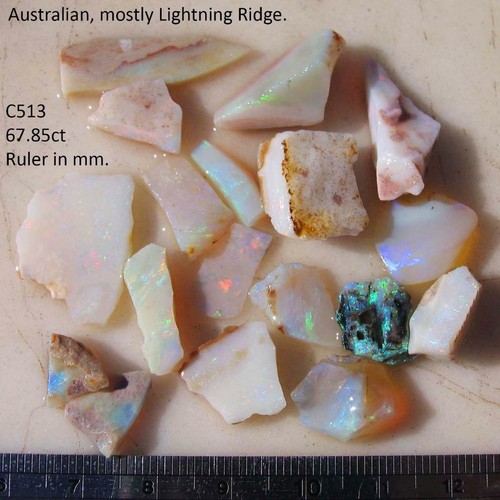Lightning Ridge Rough Opal 67.8 cts Jewellery 100% Solid Natural ...