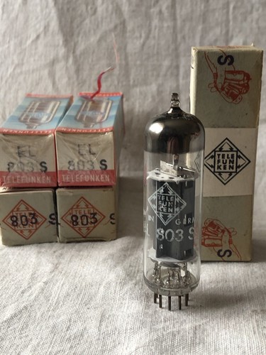 EL803S El803 S, Telefunken, Vacuum Tube, lampe, Röhre, Valve Lampa. NOS ...