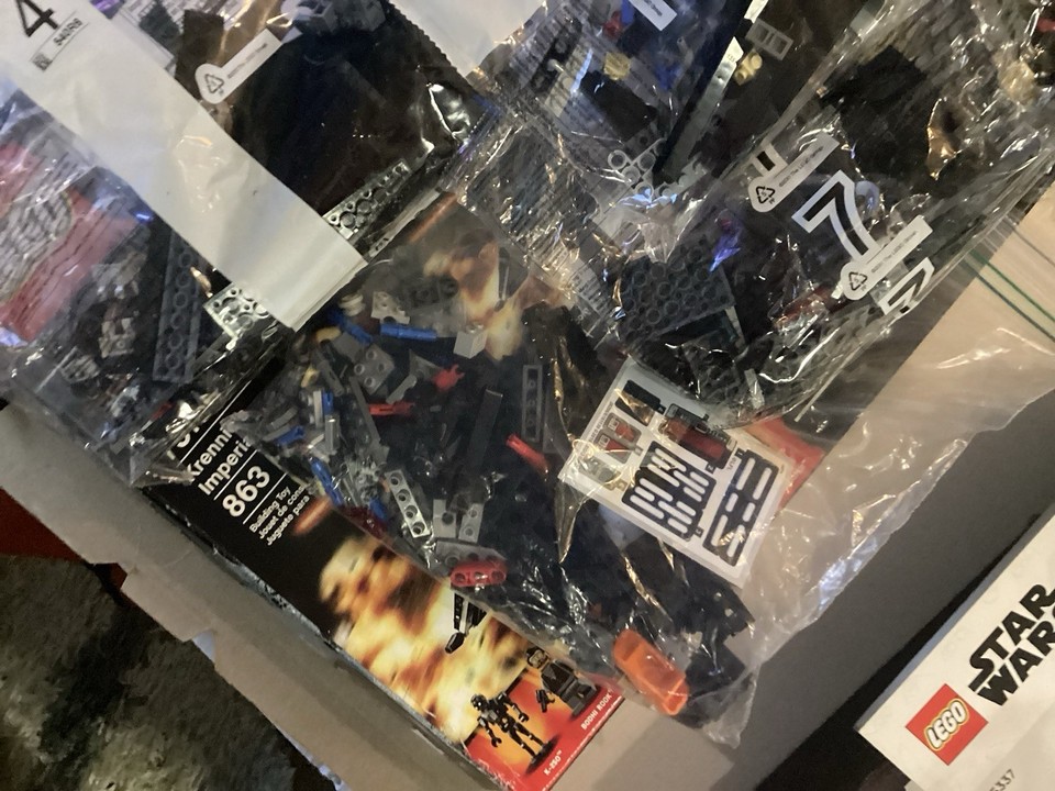Lego Star Wars Incomplete Sets 75337/75156 Mostly Sealed w Instructions ...