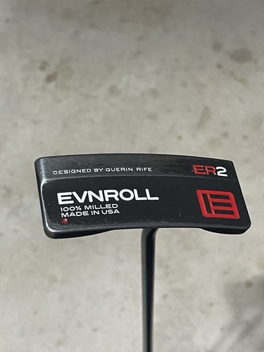 Used Right Handed EVNROLL ER2 Black 35" Milled Putter Steel Golf Club | eBay