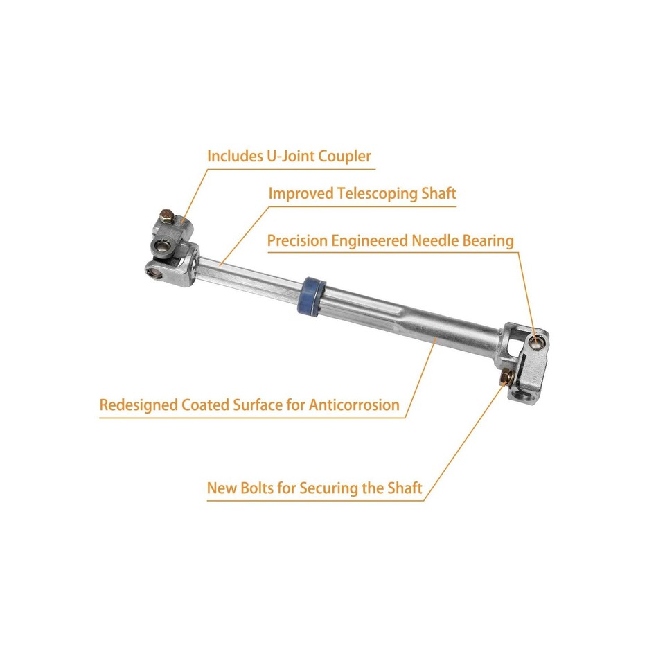 Steering Column Lower Intermediate Steering Shaft with U-Joint Coupler ...