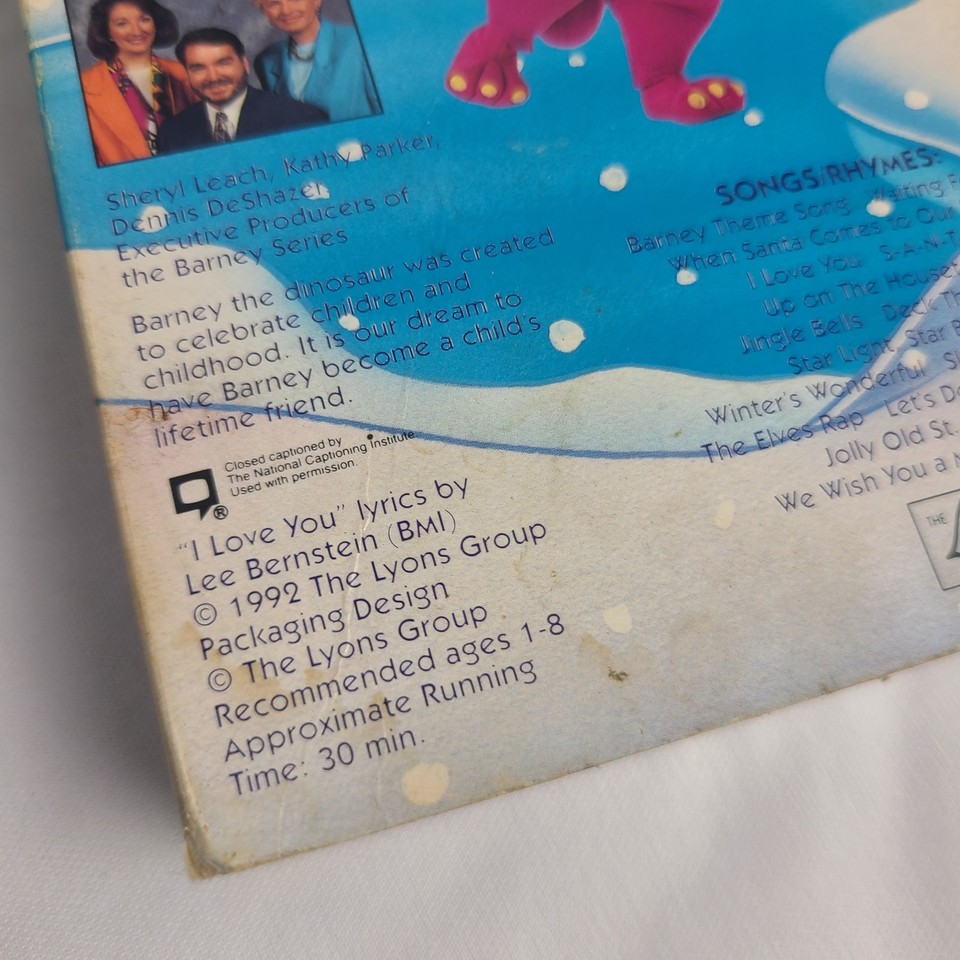 Lot Of 2 Barney VHS Tapes : Waiting For Santa / Oh Brother She's My ...