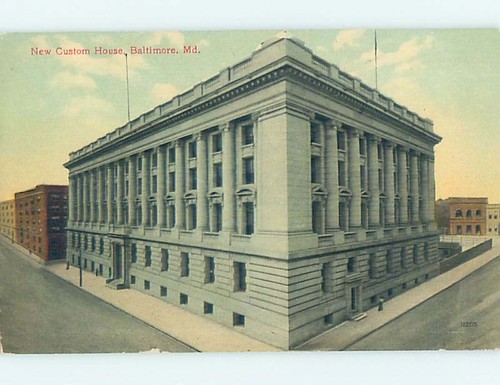Unused Divided-Back BUILDING Baltimore Maryland MD ho0391 | eBay