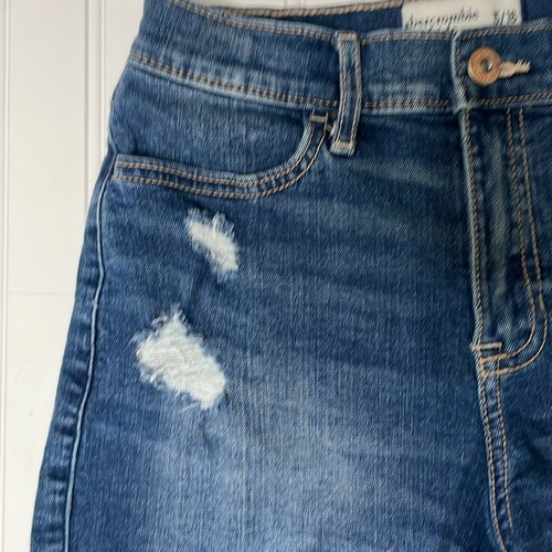 ABERCROMBIE KIDS GIRLS CUTOFF DISTRESSED BLUE JEAN SHORTS SIZE 15/16 | eBay