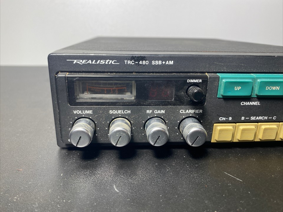 VINTAGE REALISTIC TRC-480 CB RADIO 40 CH+AM-LSB-USB | eBay