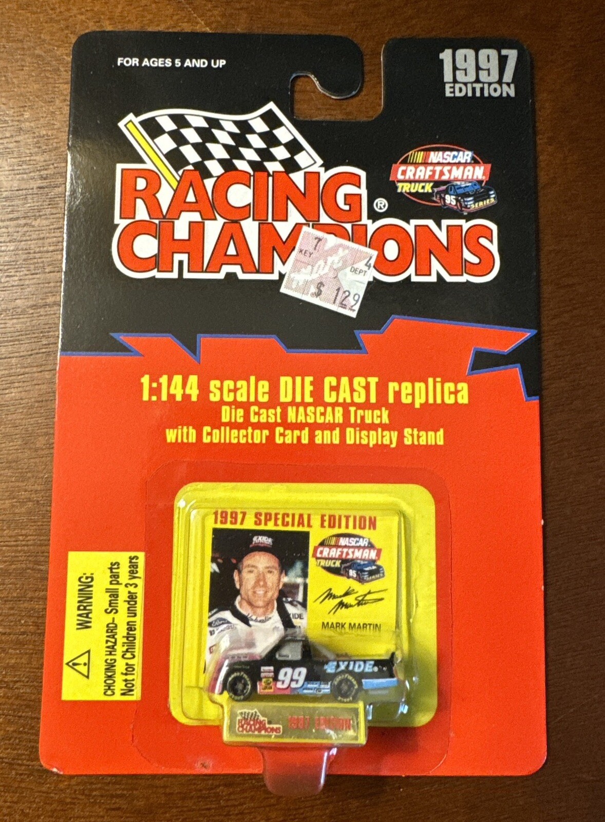 1997 Edition Racing Champions Mark Martin #99 Exide 1/144 Craftsman ...