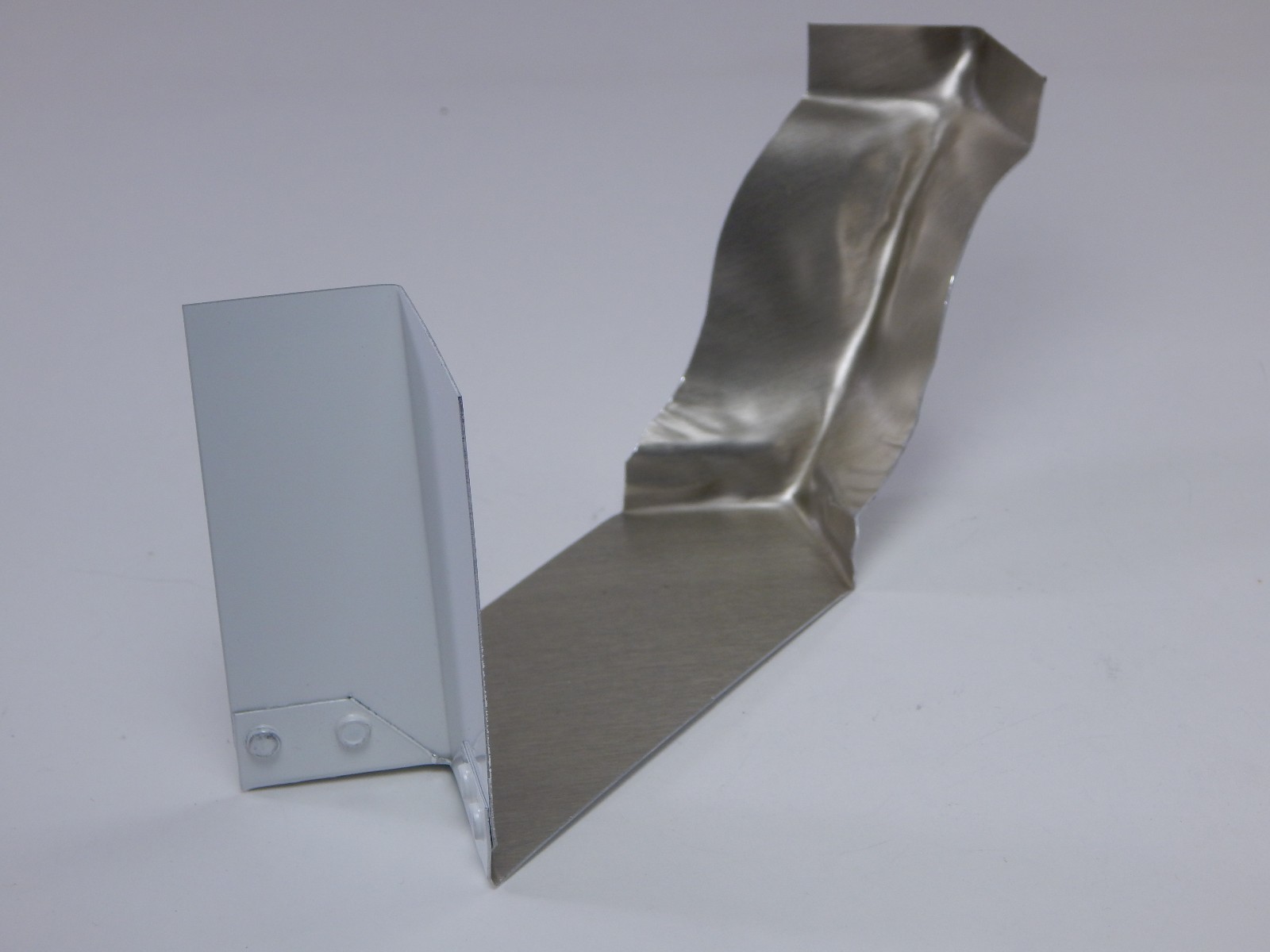 1 - Aluminum 6 - Inch Gutter Inside Strip Miter Color White | eBay