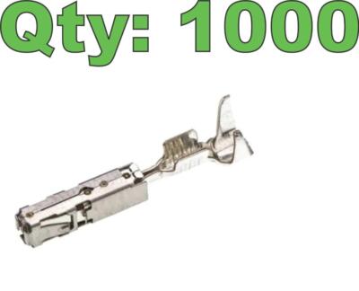 (1000) New TE Connectivity 1241380-1 Female Crimp Contact MCP 1.5K 17 ...