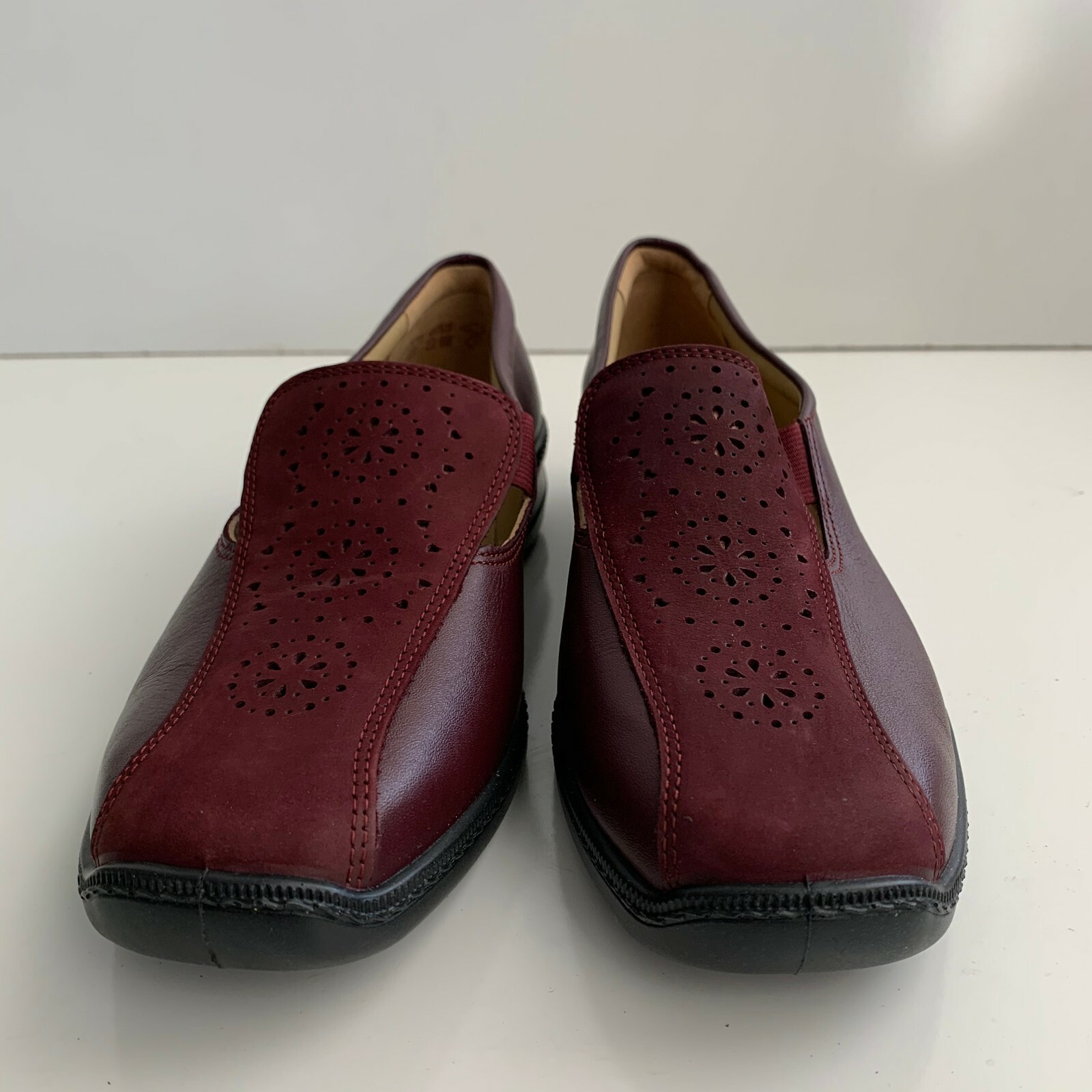 Hotter Comfort Concept Calypso Loafers Burgundy Leath… - Gem