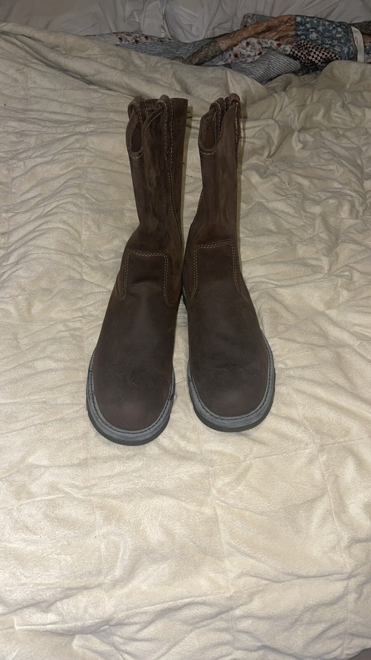 Wolverine W04727 Men's Brown Leather Work Western Boots - Size 13 Extra ...