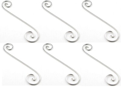 Curly Q - 3 in. x 3/4 in. Package of Six Design Elements Wire Shapes ...