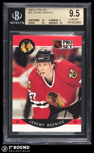 Jeremy Roenick RC BGS 9.5: 1990-91 Pro Set Rookie Card Highest ...