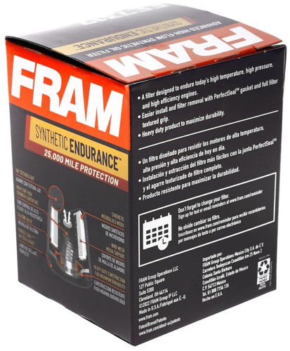 (3 Pack) FRAM Synthetic Endurance Premium Oil Filter FE7317 25K Mile ...