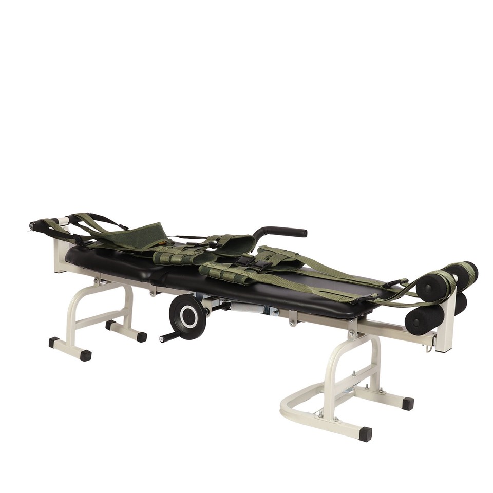Cervical Spine Lumbar Traction Bed Back Pain Therapy Massage Stretching ...