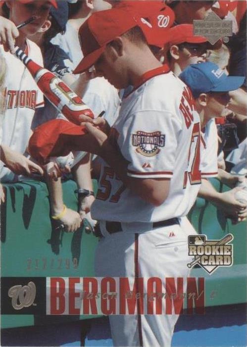 2006 Upper Deck - Jason Bergmann #133 Gold /299 (RC) for sale online | eBay
