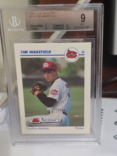 1991 Line Drive Pre-Rookie - AA Tim Wakefield #119 (RC) for sale online ...