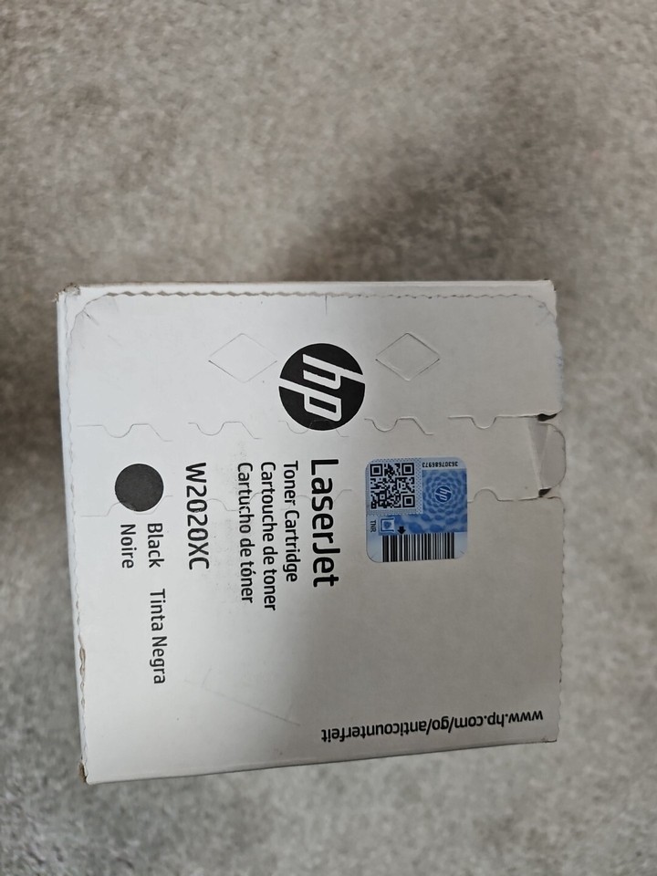 Genuine HP 414X Black High-yield Toner Cartridge W2020XC 192545175708 ...