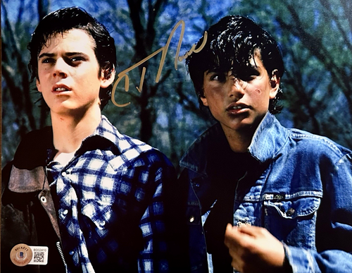 C. Thomas Howell Signed 8x10 Photo The Outsiders Ponyboy BAS Beckett ...