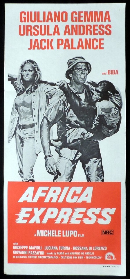 TARZAN'S THREE CHALLENGES, AFRICA EXPRESS, RED SUN Daybill Movie ...