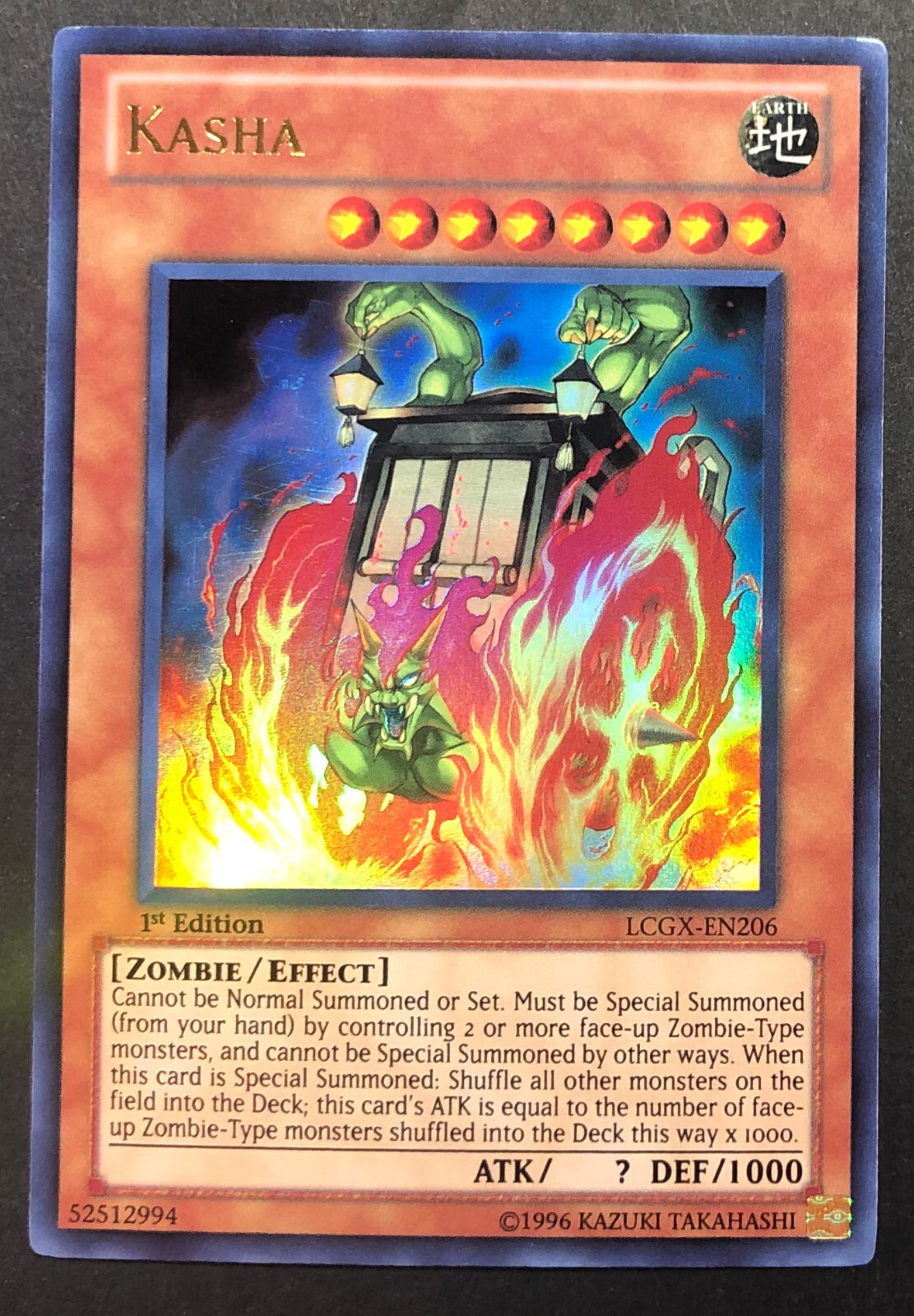 YUGIOH Kasha LCGX-EN206 Ultra Rare 1st Edition LP | eBay