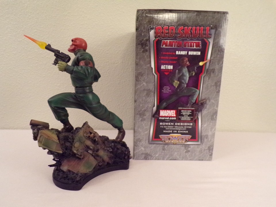 Bowen Red Skull Action Statue Marvel Comics | eBay