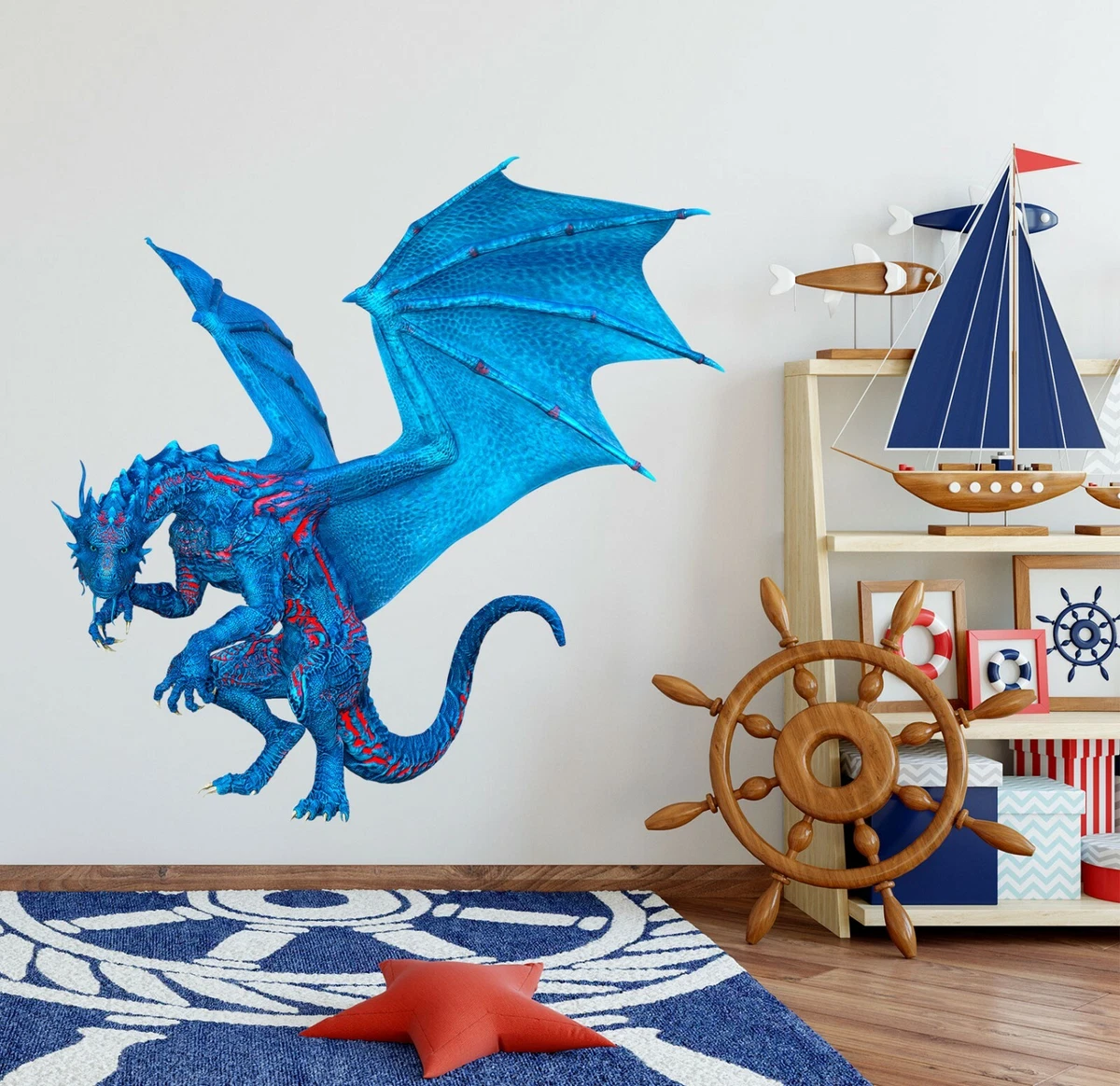 3d Blue Dragon Wallpaper