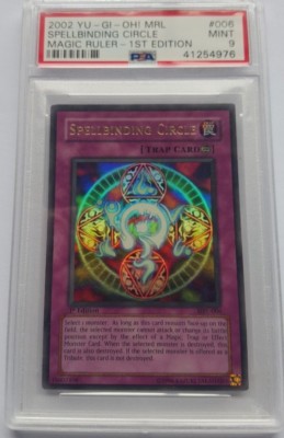 YU-GI-OH SPELLBINDING CIRCLE 1ST EDITION MRL-006 PSA 9 | eBay UK