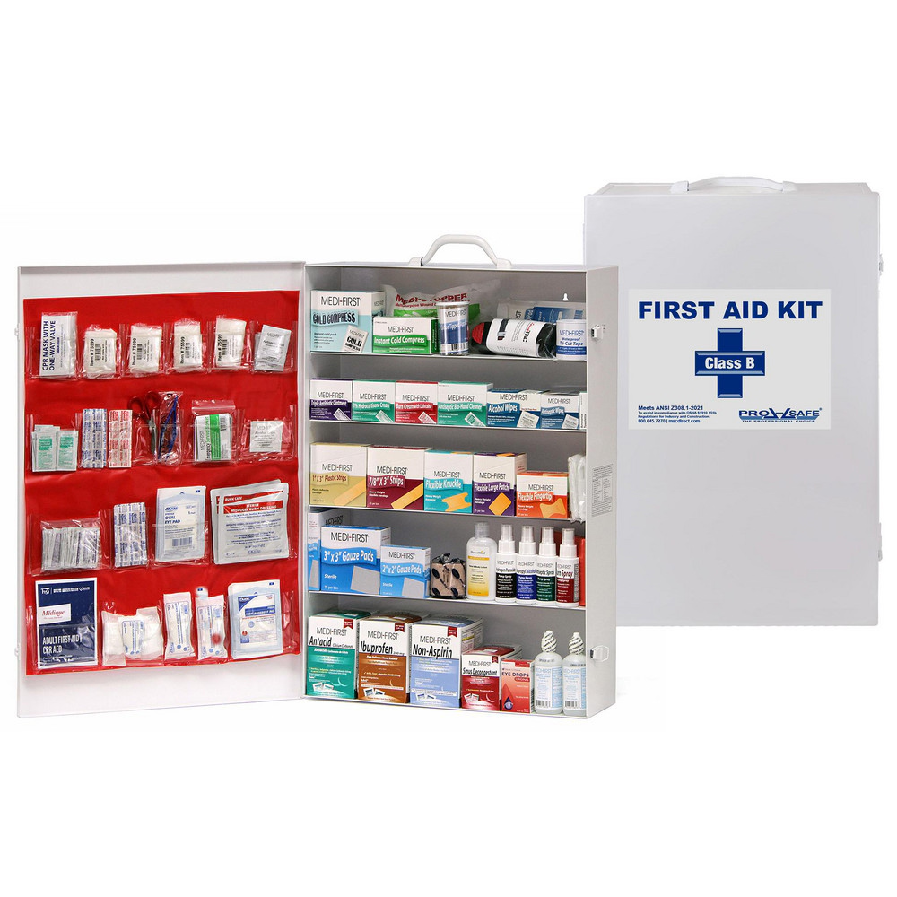 PRO-SAFE 1383 Piece 250 People First Aid Kit, Cabinet Wall Mount # ...