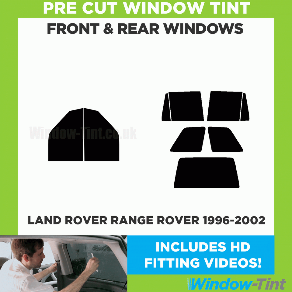 For Land Rover Range Rover 1996-02 Full Pre Cut Window Tint Kit Front ...