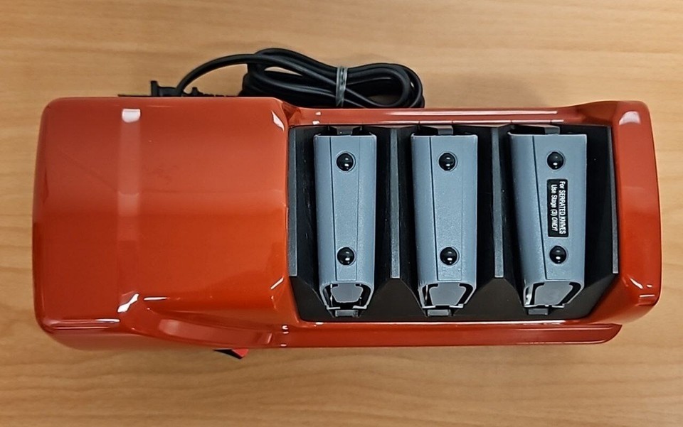 Chefs Choice Knife Sharpener EdgeSelect 120 Diamond Hone RED Sharpener ...