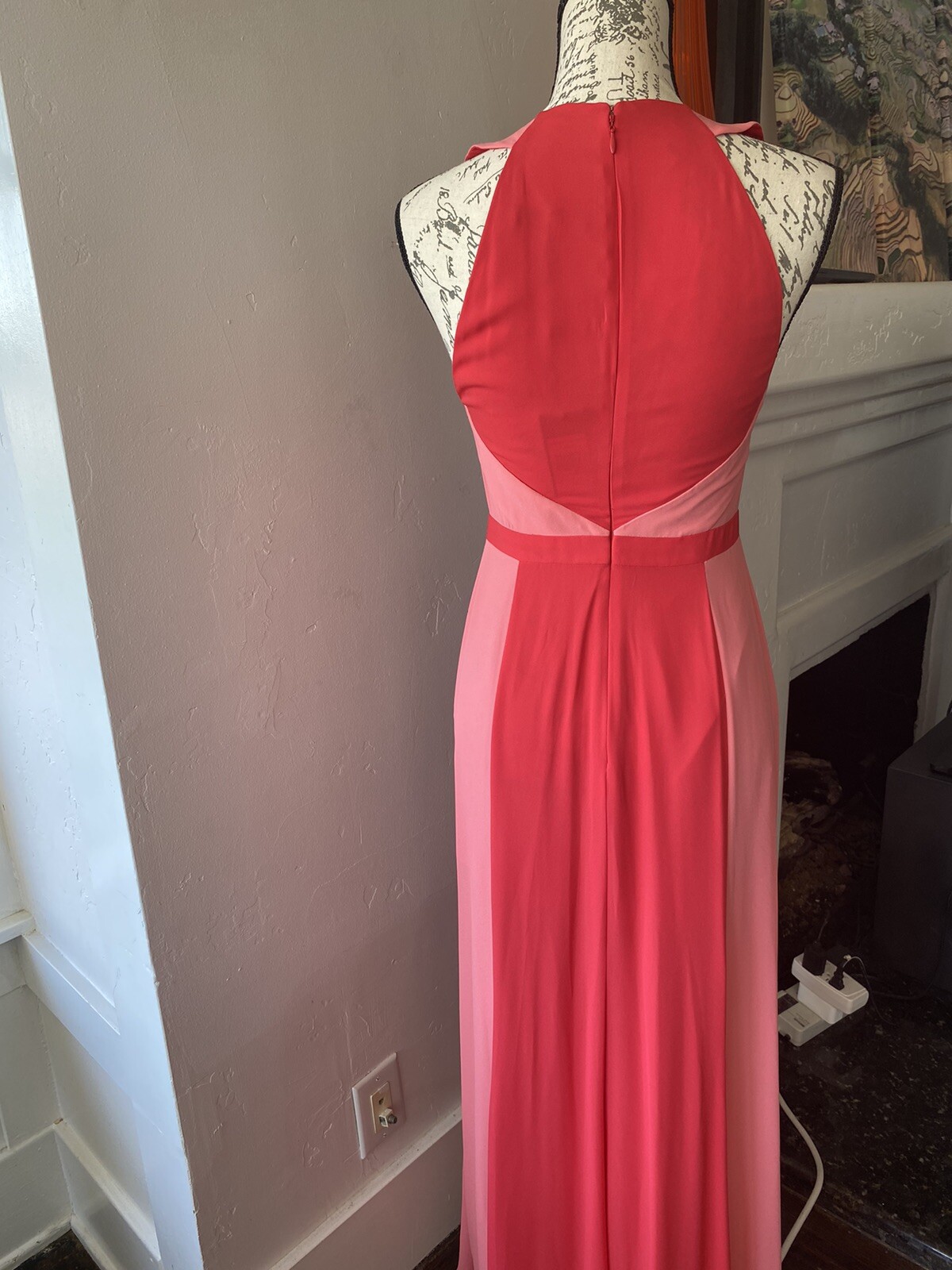 BCBG Maxazria Angela Colorblock Dress Gown NWT New Sz 2 Orig $298 | eBay