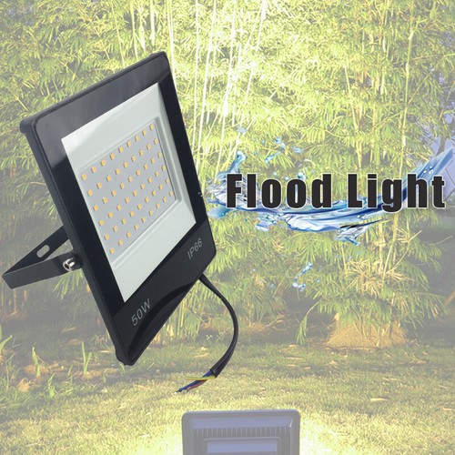 Floodlight LED Spot Light 50W Cool White Waterproof 220-240V Garden ...