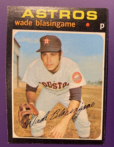 Wade Blasingame 1971 #79 Topps Baseball Card - Super Nice - Excellent ...