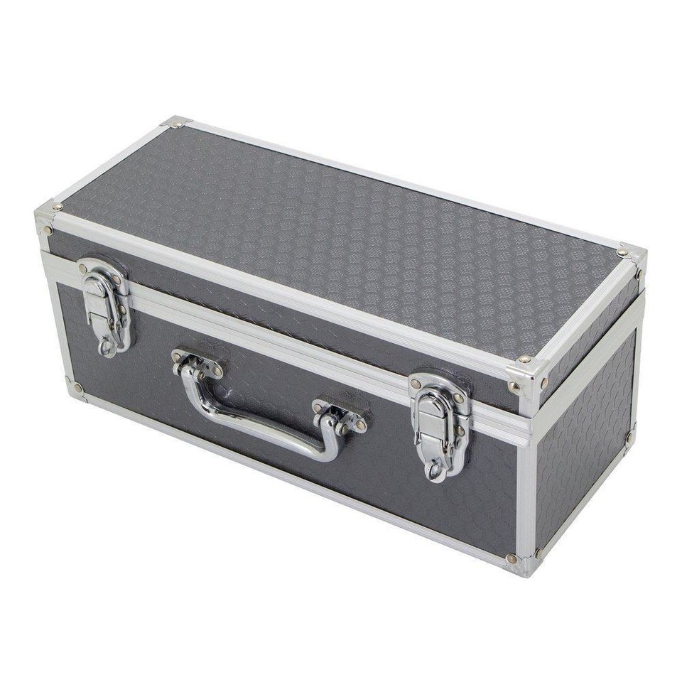 Silver Flight Case 327x137x140mm CD Camera Instrument Storage box | eBay