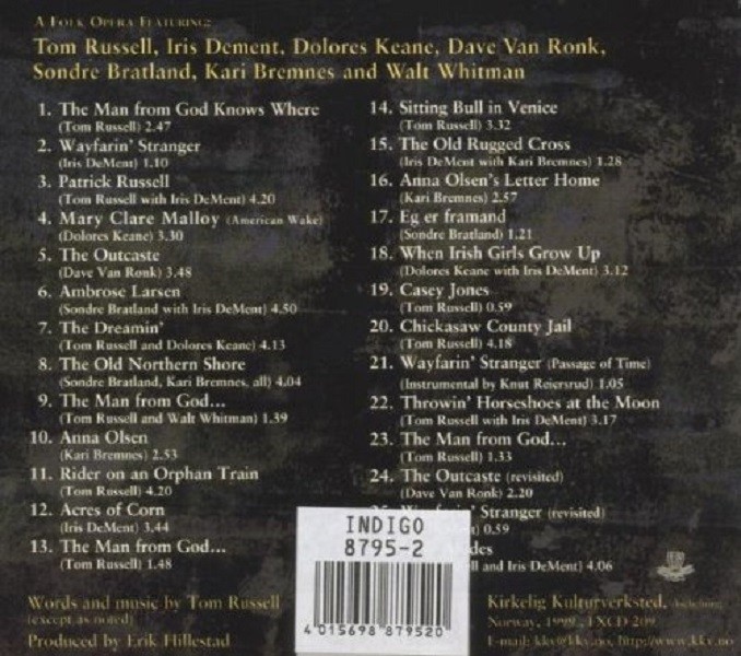TOM RUSSELL - THE MAN FROM GOD KNOWS WHERE CD NEW | eBay