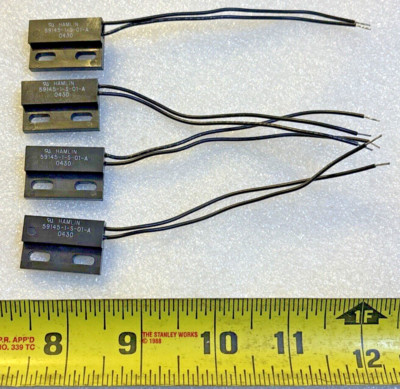 LOT 4 HAMLIN 59145-1-S-01-A MAGNETIC PROXIMITY SENSOR REED SWITCH | eBay